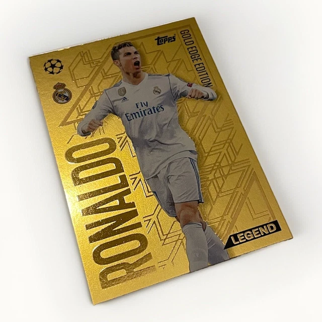 TOPPS MATCH ATTAX 2024/25 2025 Cristiano Ronaldo Real Madrid Gold Edge Edition £15.00 - PicClick UK
